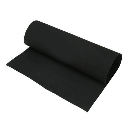 Rubber Soling Sheet, 1.2mm Thick Shoe Rubber Sole Sheet Black Sturdy ...