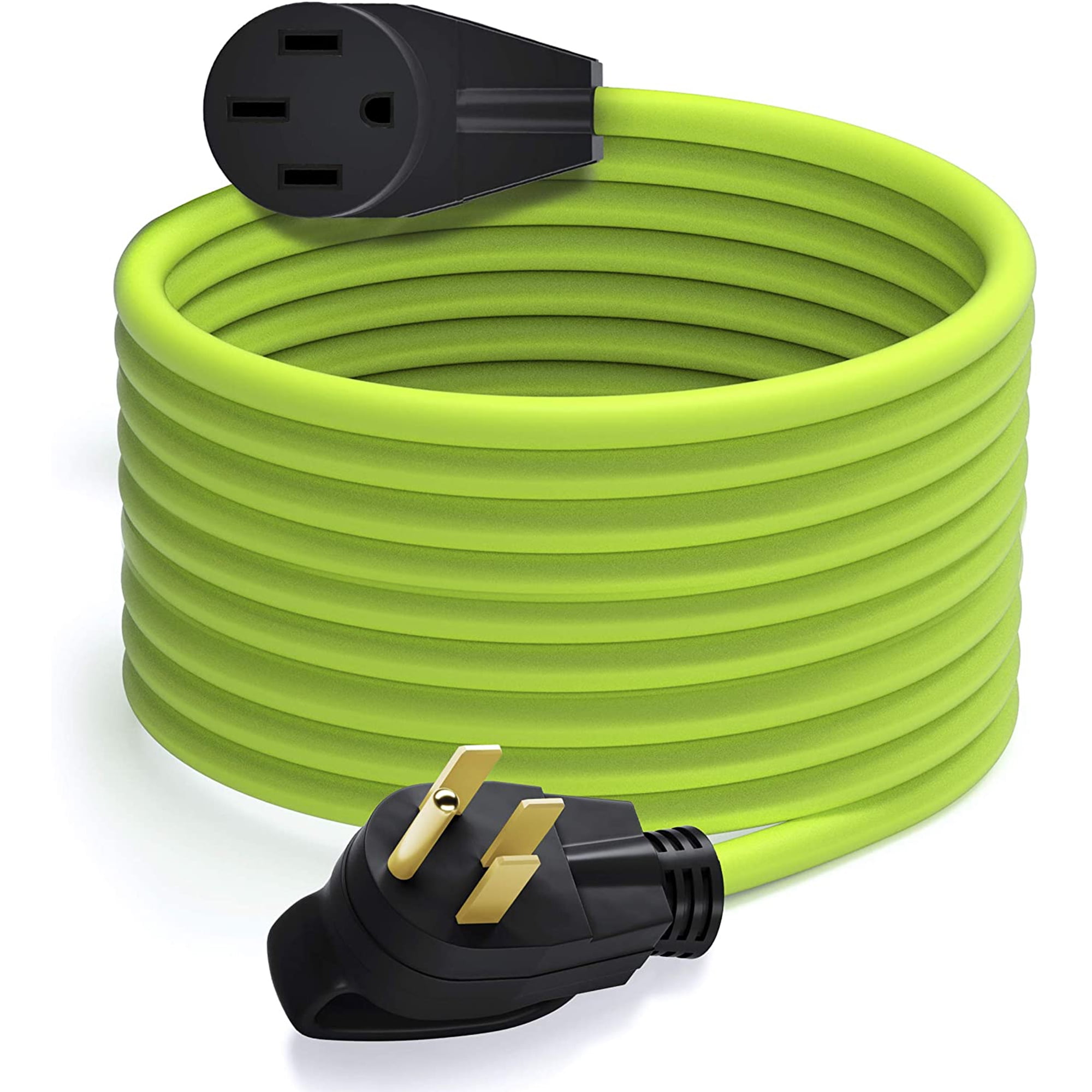 GearIT 4-Prong 250V 50A RV & Camping Outdoor Power Cord Extension, 50 ...