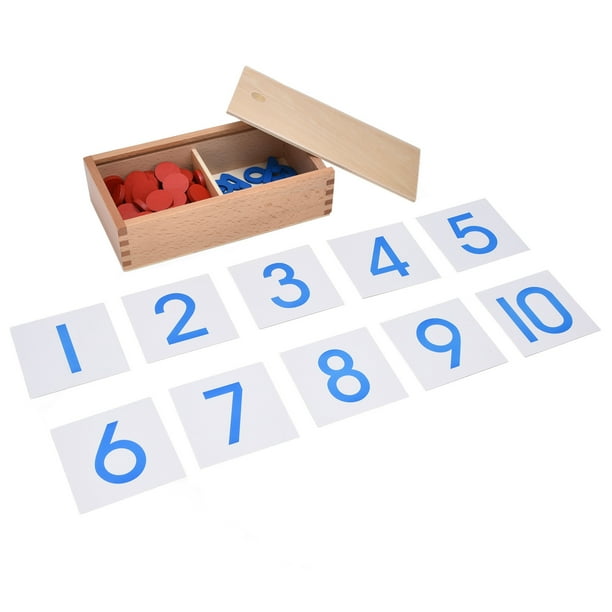 Math Teaching Toy, Early Education Montessori Number Toys Lightweight 1 ...