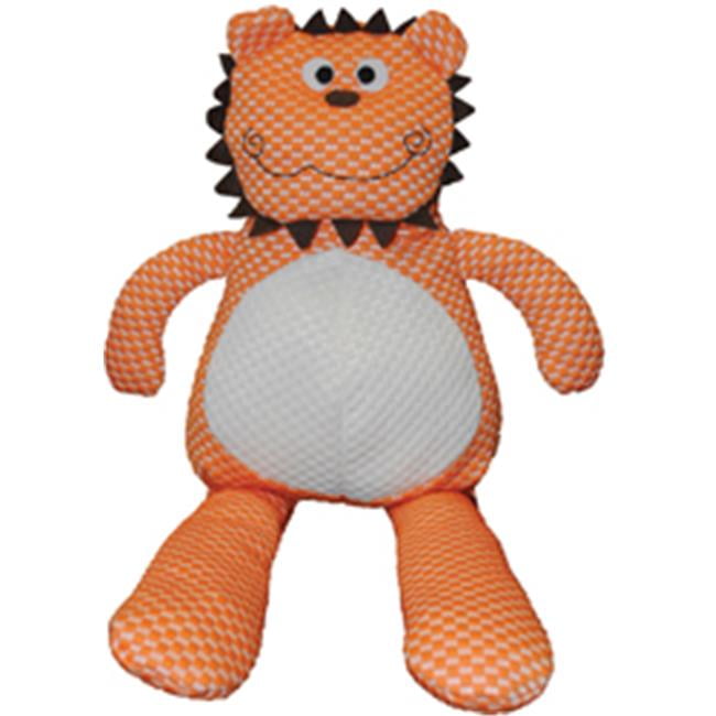Patchwork Pet 330031 Tuff Puff Lion Plush Dog Toy - Orange, Extra Large ...