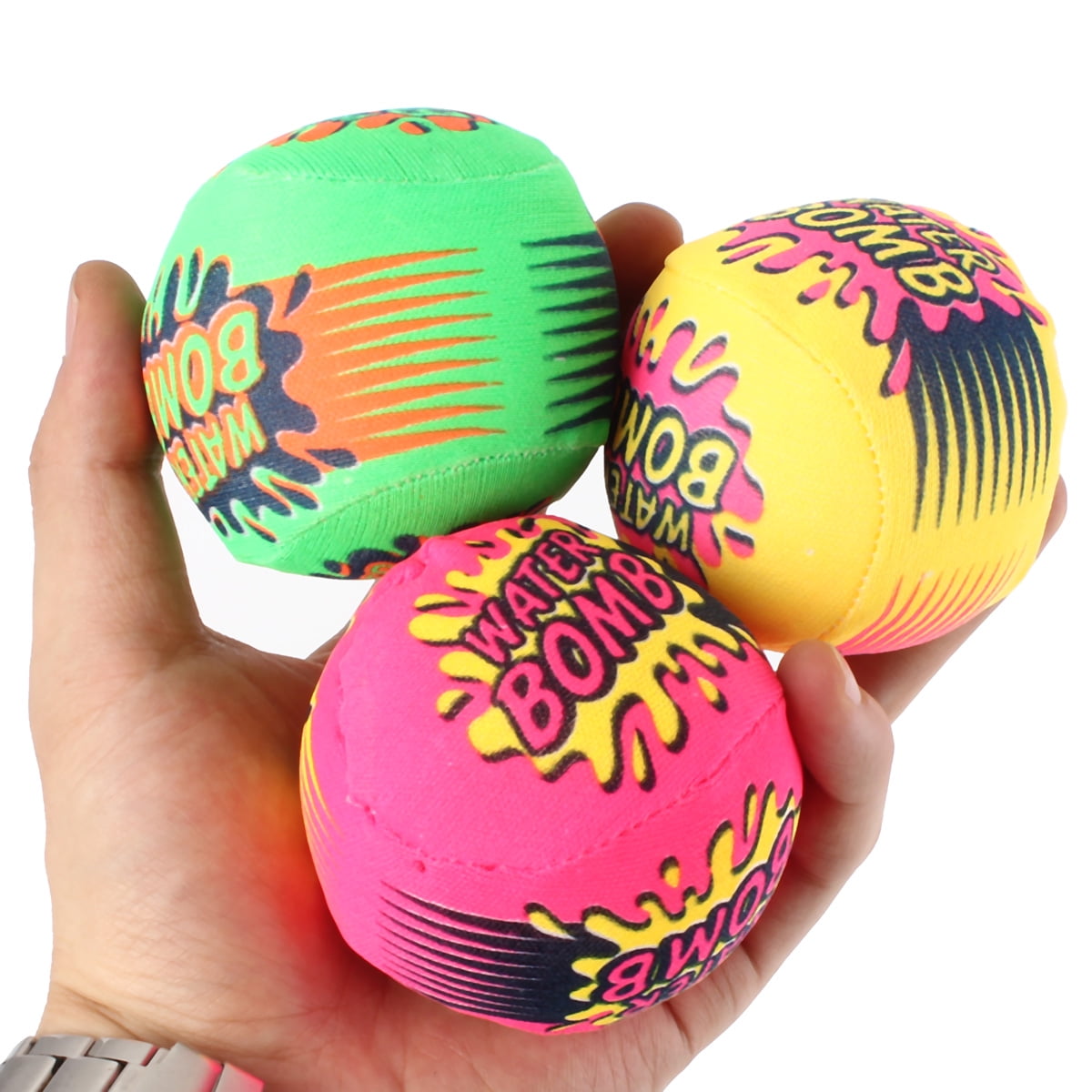 3 Water Balls Splash Bomb Child Kid Swimming Pool Activity Summer Toys ...