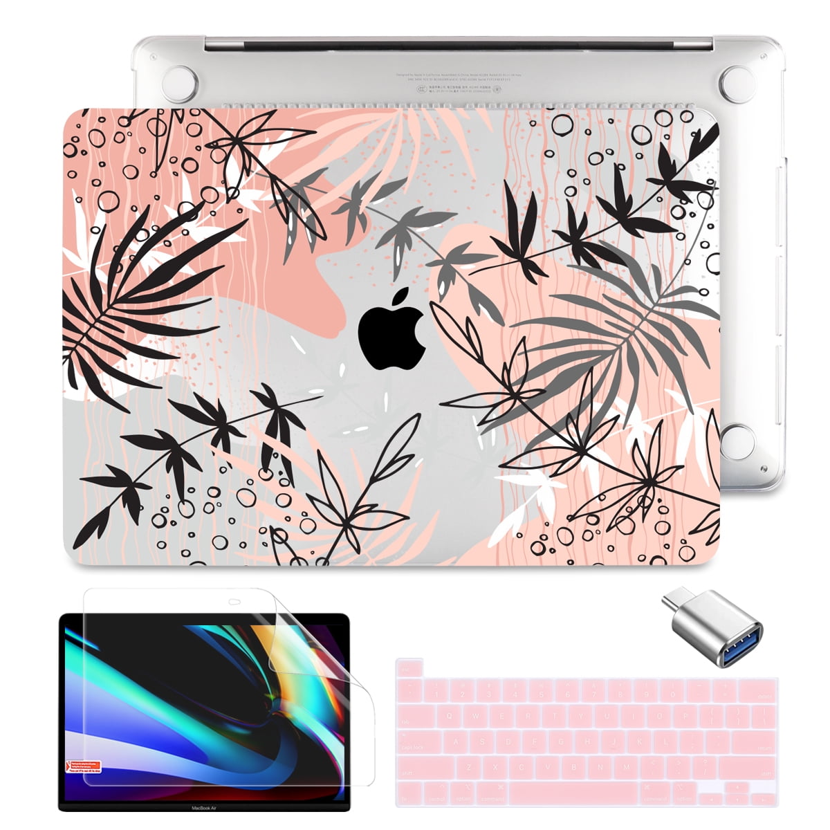 DONGKE Case For MacBook Pro 13 inch 2022 2021 2020 Release Model A2338 M2/M1 A2251 A2289 Plastic ...