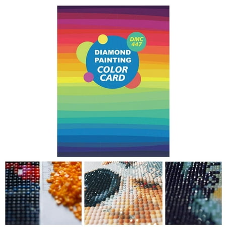 pitrice DMC Color Chart for Diamond Painting Book 5D Diamond Color Card ...