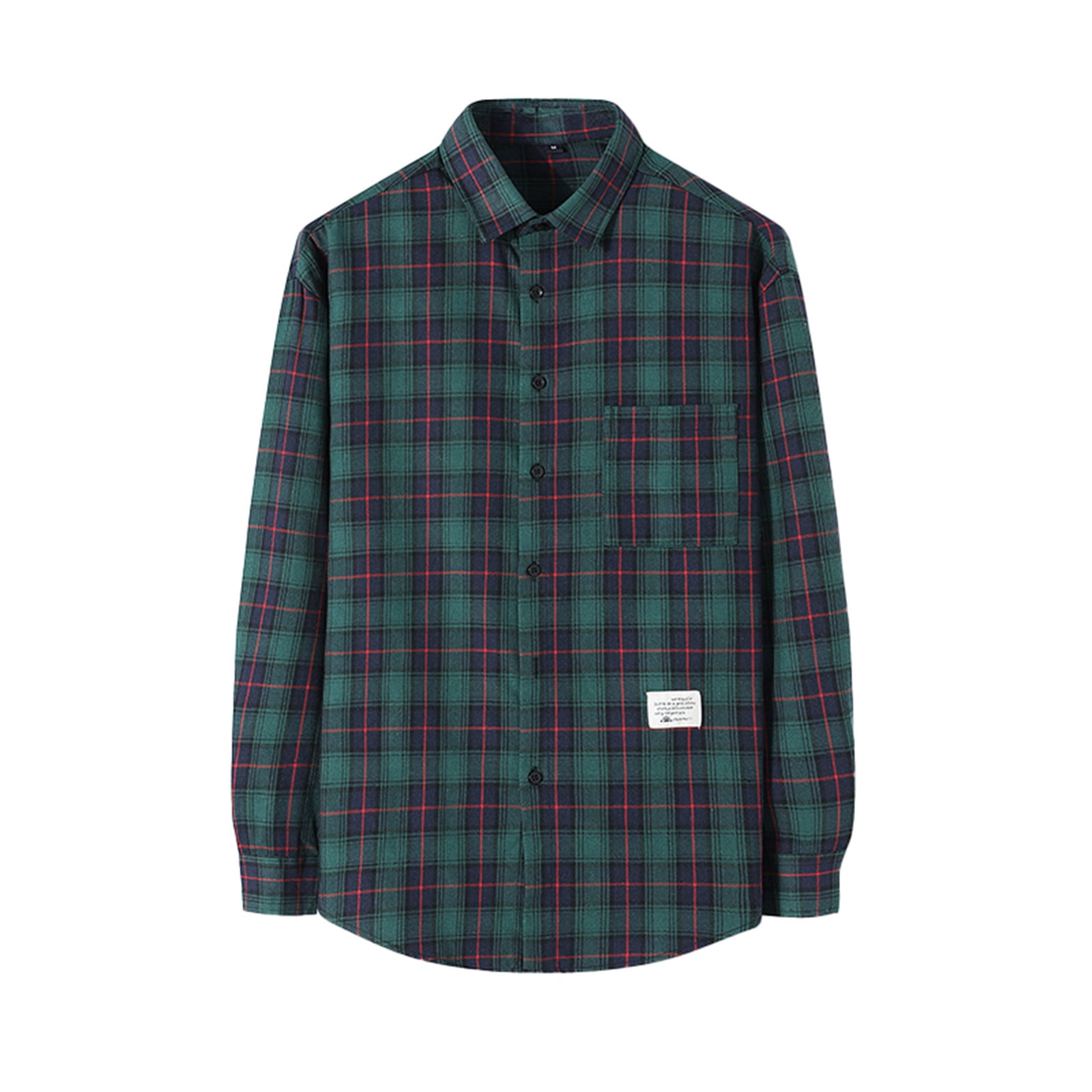 Click here for Cehvom The New Mens Regular-Fit Long-Sleeve Plaid... prices