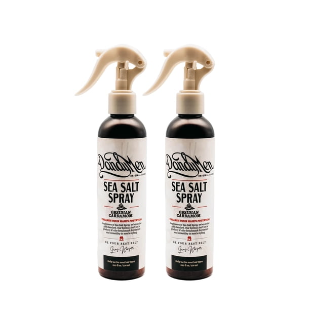 Spray de sal marina DandyMen, textura ligera, volumen, paquete de 2 ...