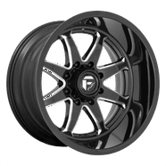 Fuel D741 Runner 22X8.25 8X200 -202Et 125.1Cb Gloss Black Milled Wheel ...