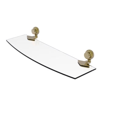 Fresno Collection 22 Inch Glass Shelf with Vanity Rail - Walmart.com