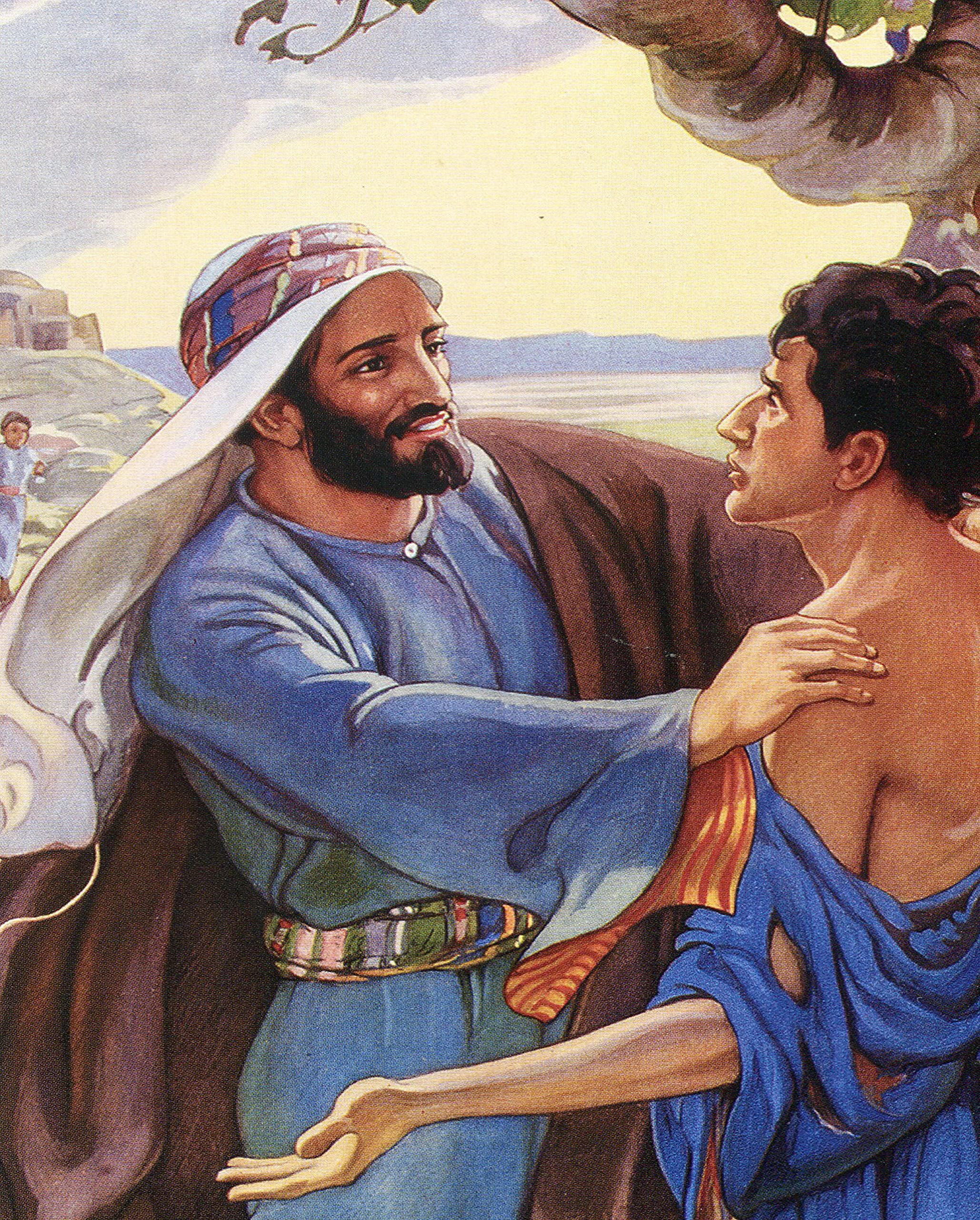 Catholic print picture - The Forgiving Father T - 8" x 10" ready to be ...