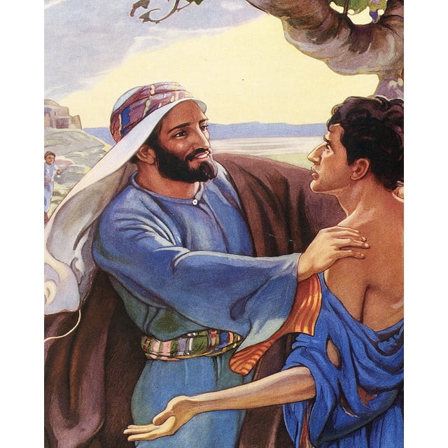 Catholic print picture - The Forgiving Father T - 8" x 10" ready to be ...
