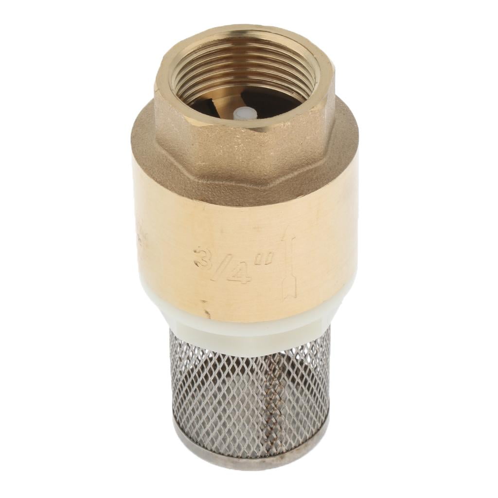 Brass Foot Valve Mesh Check Valve Pump w/ Strainer Filter DN15-DN32 ...