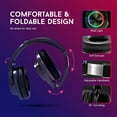 Jelly Comb Bluetooth Headphones with RGB Light,Stereo Wireless ...
