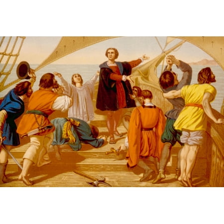 Christopher Columbus' First View Of The New World On October 12 History ...
