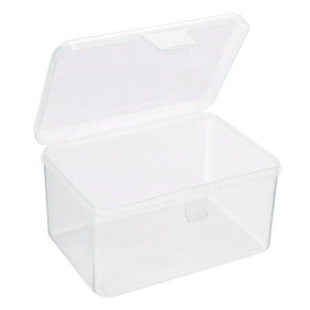 Uxcell 120x85x65mm Plastic Rectangular Clear Storage Container Box with ...