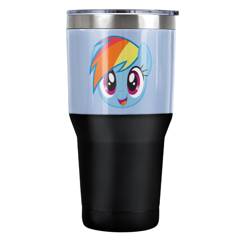 My Little Pony Rainbow Dash Head Stainless Steel Tumbler 30 oz Coffee ...