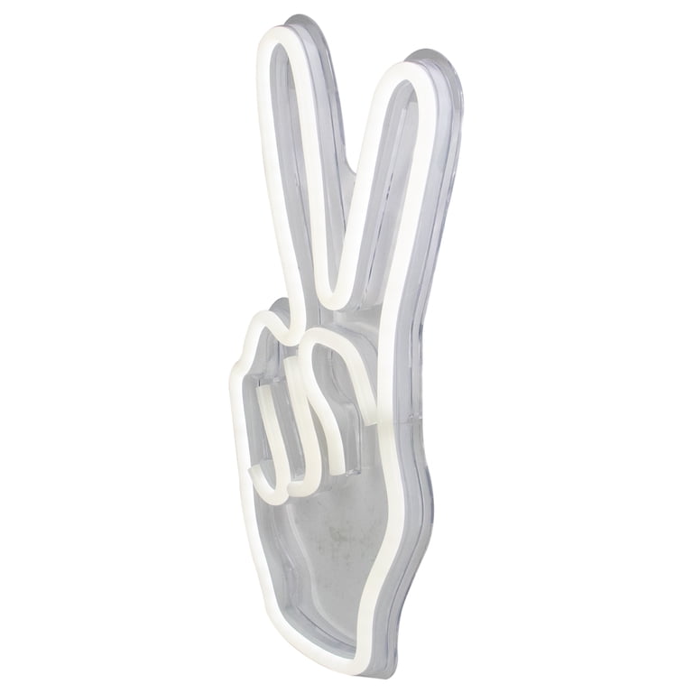 Neon Colored Peace Signs