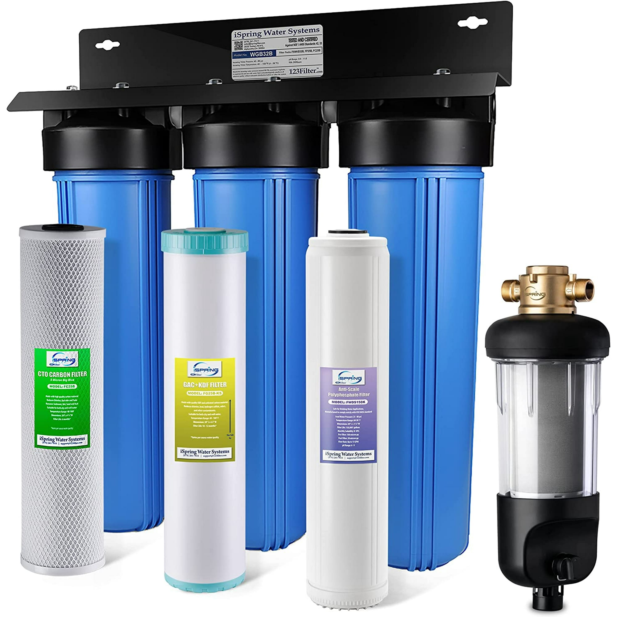 Click here for Ispring Whole House Water Filter System W/Jumbo-Si... prices