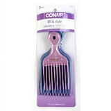 Conair Volumizing Combs for Styling & Curling, Essentials Lift & Define ...