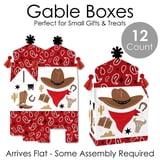 Big Dot of Happiness Western Hoedown - Treat Box Party Favors - Wild ...