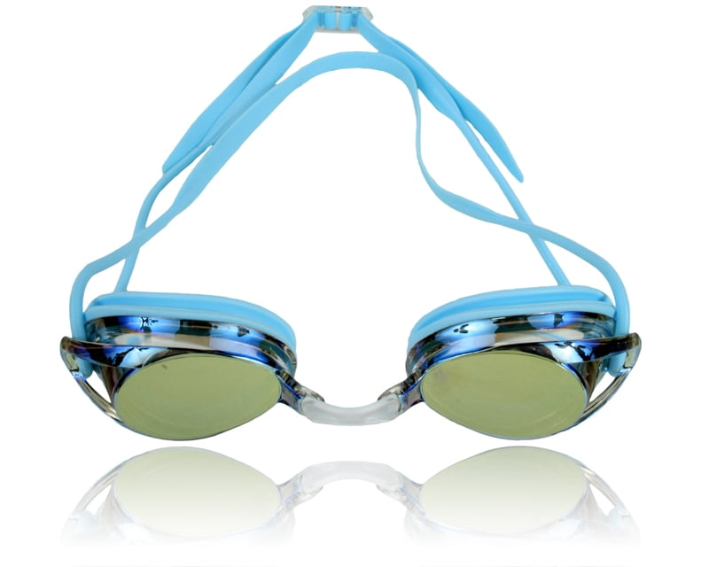 Water Gear 26375 Metallic Vision Anti-Fog Swim Goggles-SKY - Walmart.com