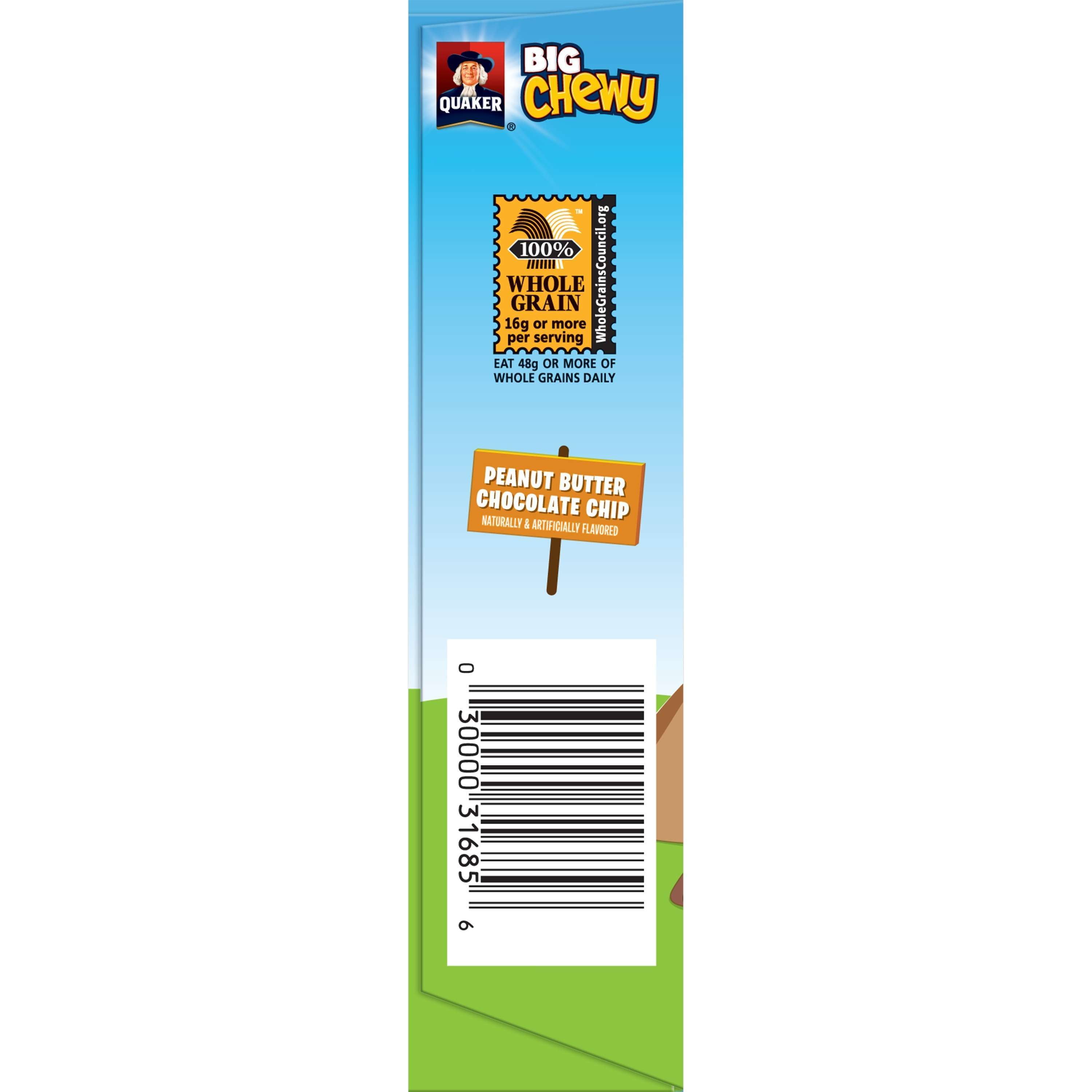 Quaker Chewy Granola Bars Barcode