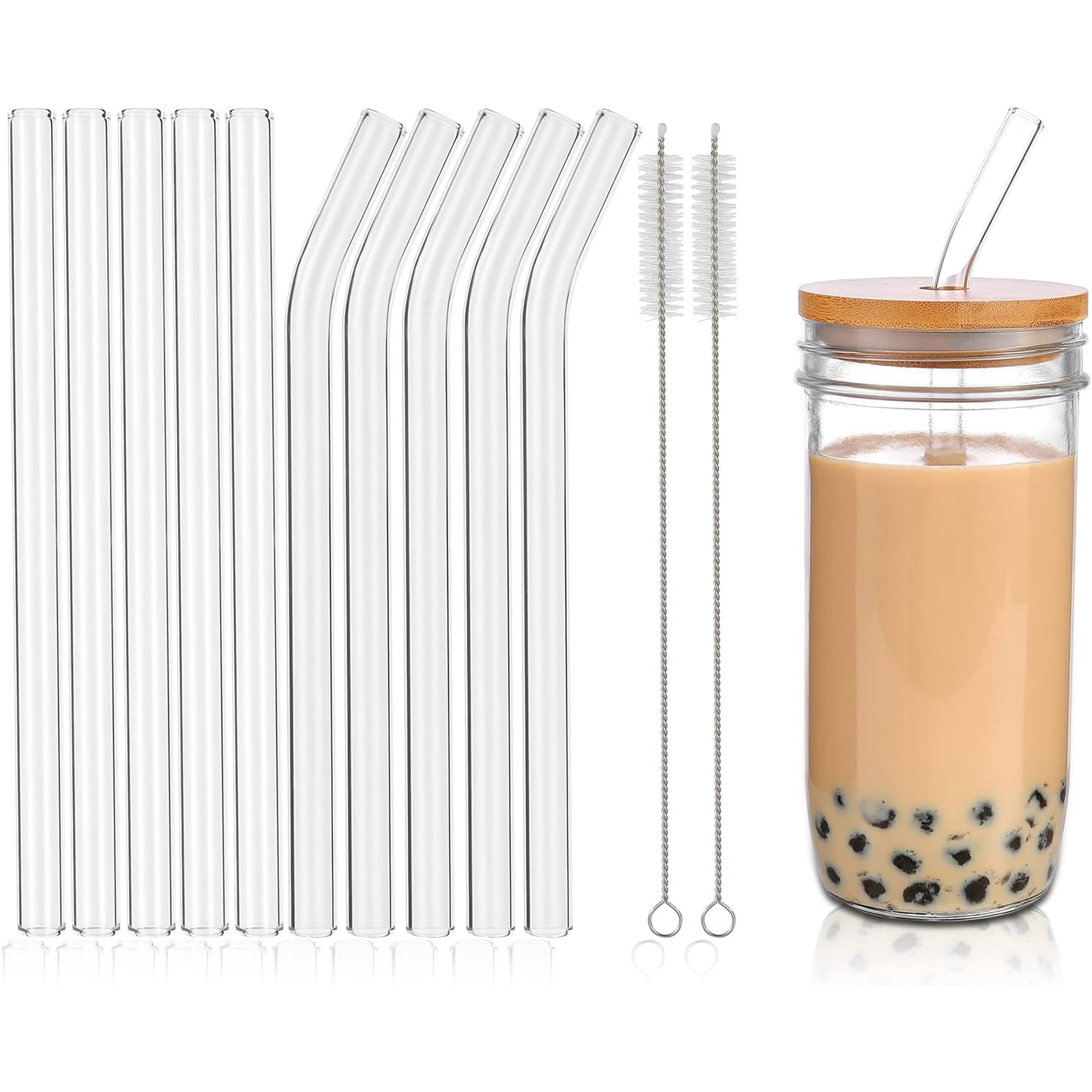 Click here for Sanliulou 10 Pcs Reusable Boba Straws 9.05x14 Mm W... prices