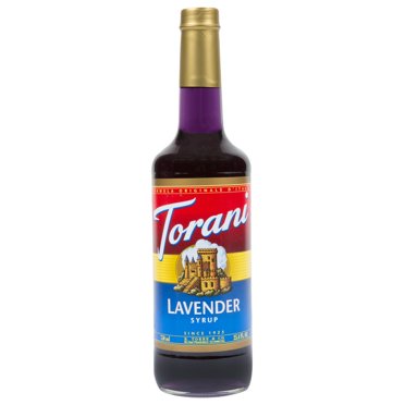 Torani Lavender Syrup, 24.5 oz (750 mL) with Gold Syrup Pump - Walmart.com