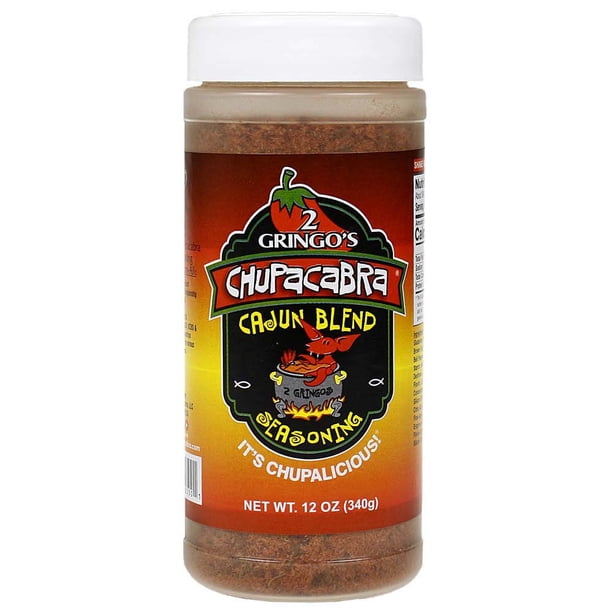2 Gringos Chupacabra Cajun Blend 12 Oz All Purpose Seasoning Single ...