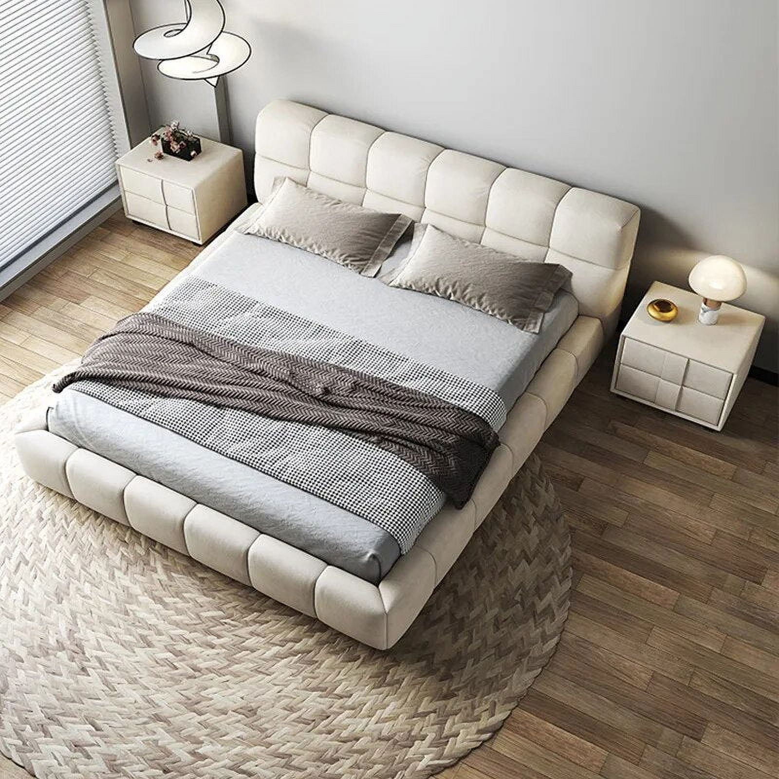 Bedroom furniture Italian extremely simple bubble bed Nordic modern ...