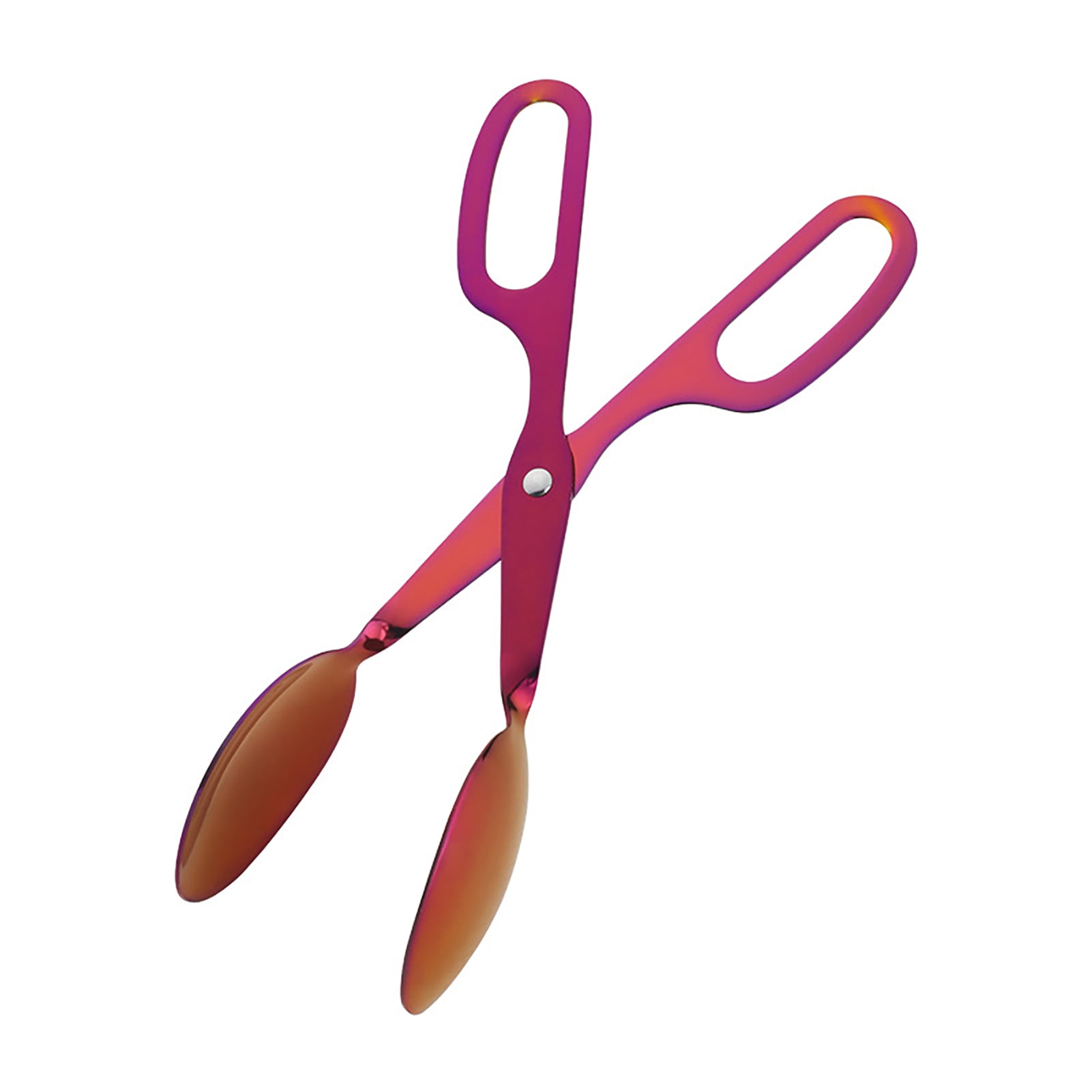 Reheyre Unique Design Food Tongs - Smooth Surface Stainless Steel Salad ...