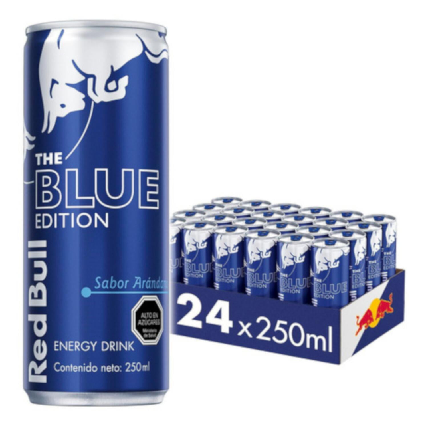 Pack de 24 Energizante Red Bull Blue Edition 250 ml | Walmart en línea