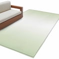 Area Rug 3x5ft Ombre Light Green White Carpets Indoor Floor Area Mat ...