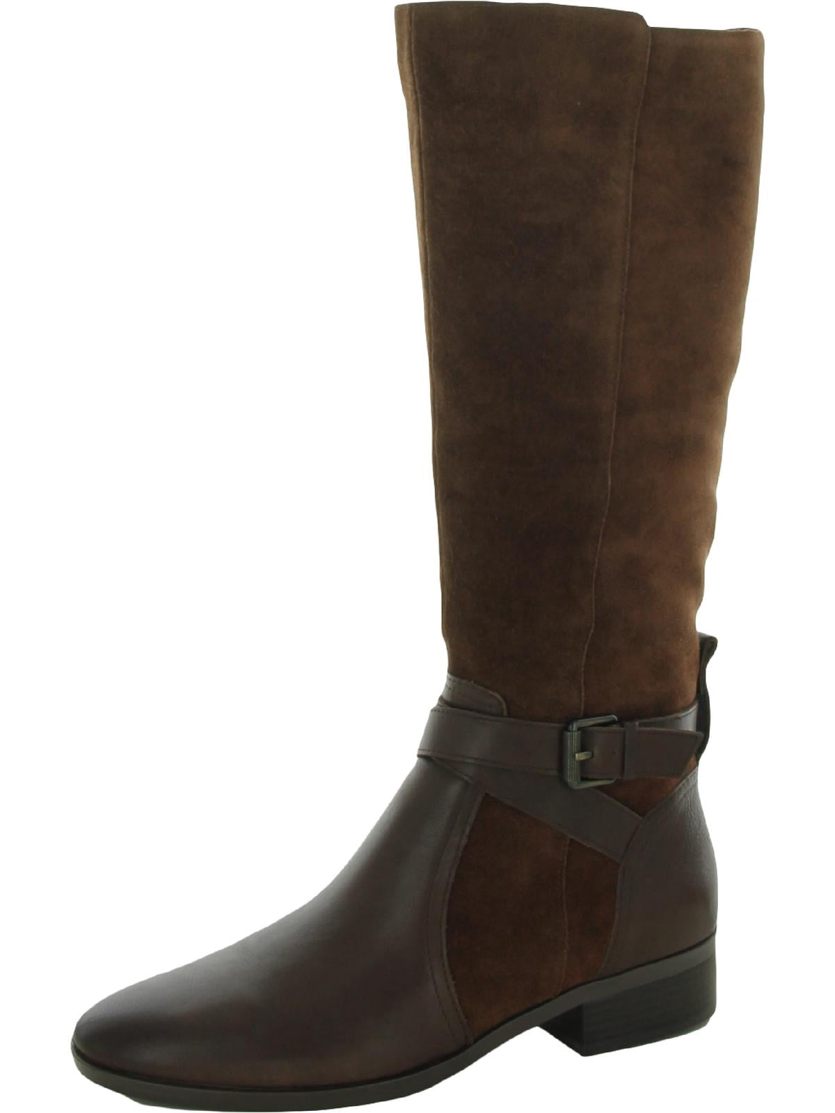 Naturalizer Womens Rena Suede Riding Knee-High Boots - Walmart.com