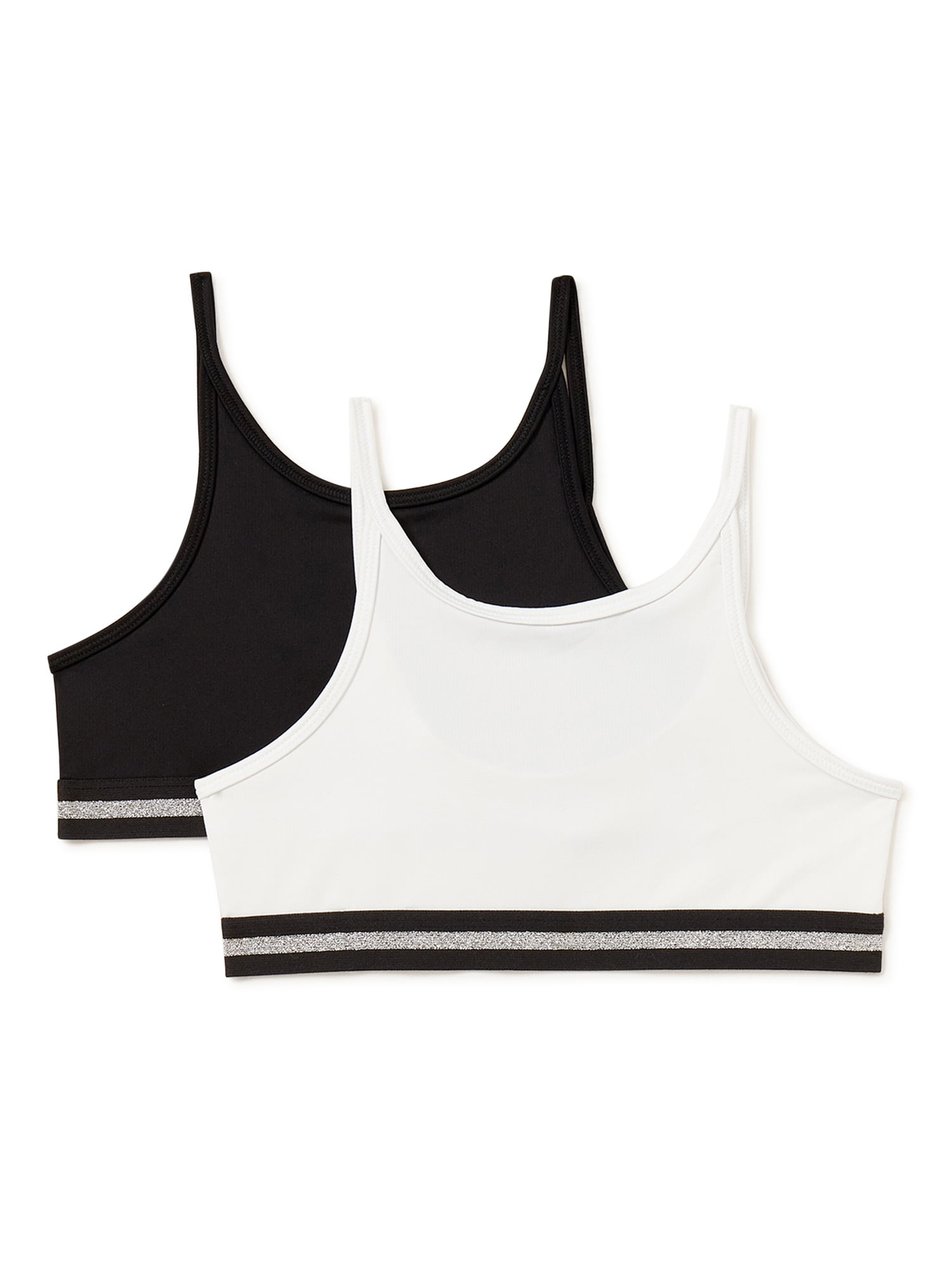 Athletic Works Girls Sports Bras 2 Pack