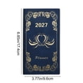 Bomd Daily Planner Portable Notebook 2027, Portable Leather-Look ...