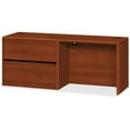 HON 10700 Series Cognac Laminate Left-pedestal Credenza - Walmart.com