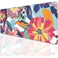 Abstract Floral Leaves Mouse Pad Desk Mat,Boho Art Extended Gaming ...