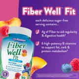 Vitafusion Fiber Well Fit Gummies Supplement, 90 Count (Packaging May ...