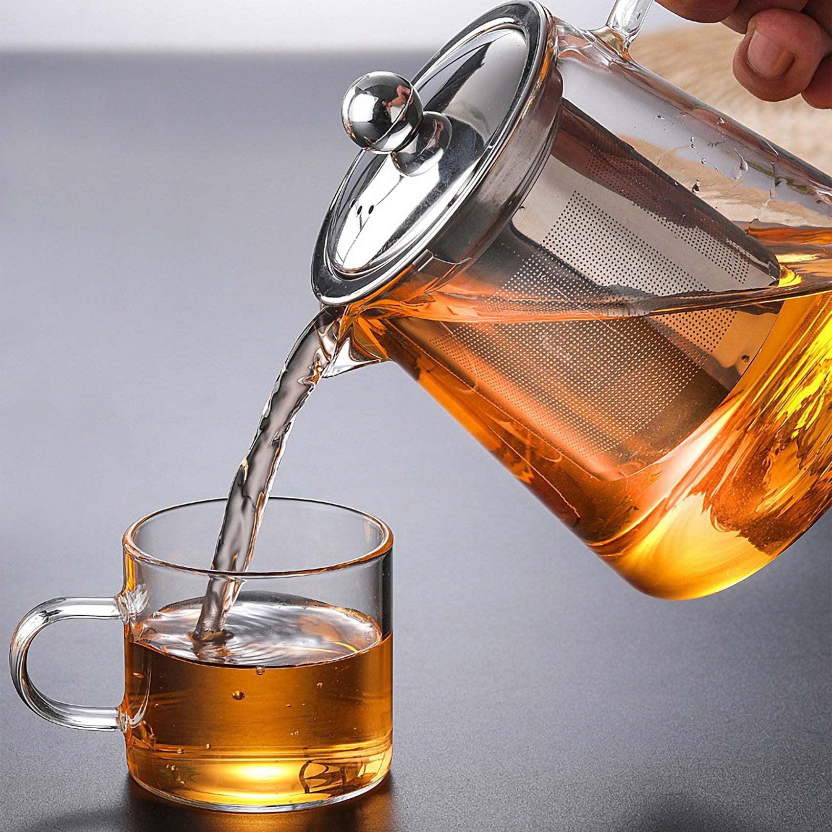 Click here for Unbranded Glass Teapot With Stainless Steel Remova... prices