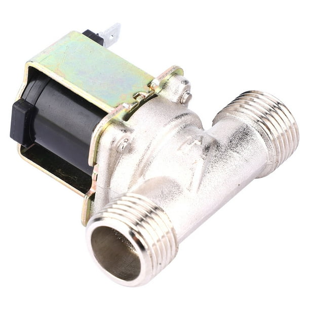Solenoid Valve, 0.02-0.8Mpa Brass NC Solenoid Valve, For Water Inlet Control Short-Term Quota ...