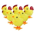 GOOHOCHY 6pcs Wind-Up Plush Jumping Chick Toys Hopping Toys Realistic ...