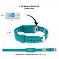 Elite II USB Medical ID Bracelet: Hypoallergenic Waterproof Silicone ...