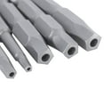 5pcs Magnetic Pentagon Head Screwdriver Bits Set 1/4 Inch Hex Shank Security Tamper Proof ...