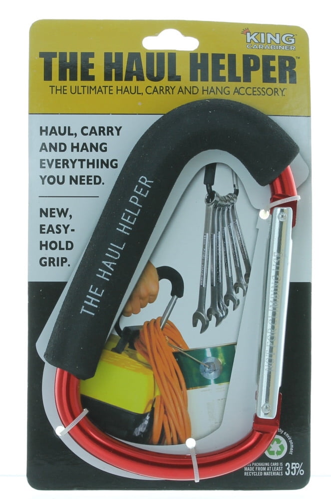 Red Haul Helper Jumbo Extra Large Carabiner Spring Snap Hook Cushion ...