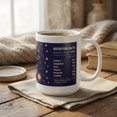 Aries Zodiac Mug: Astrology Coffee Cup, Horoscope Star Sign White ...
