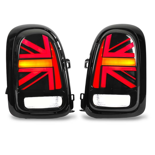 Full LED Union Jack Tail Lights with Sequential Turn Signals IP67 ...