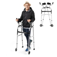 Drive Medical Grey Clever Lite LS Walker Rollator with Seat and Push ...