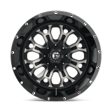 Fuel 1PC Aluminum Rim D561 CRUSH 20X10in Gloss Machined Double Dark ...