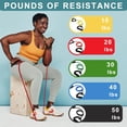 Resistance Bands with Handles, Single Resistance Bands, Exercise Bands ...