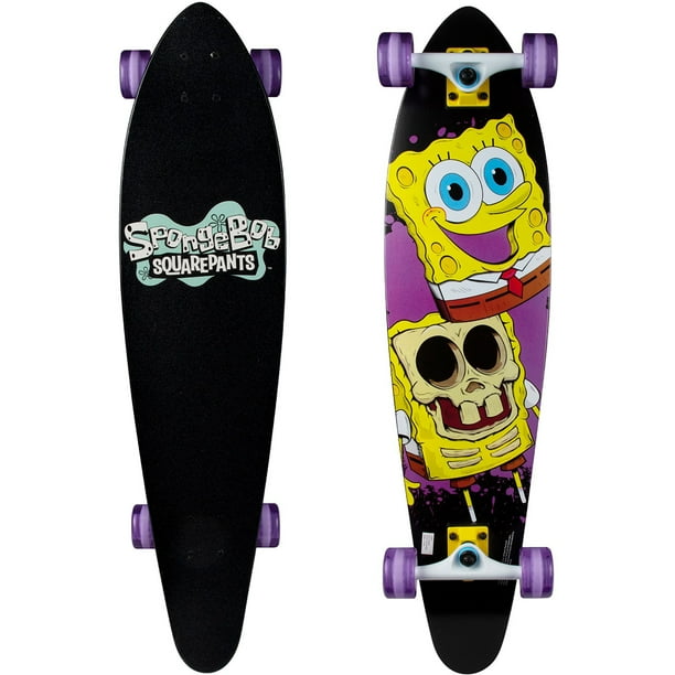 Kryptonics Spongebob Squarepants 36" Longboard Skateboard - Big Reveal ...
