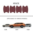 4PCS Carbon Fiber Anti-Scratches Car Door Cup Protector, Non-Marking ...